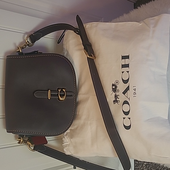 Coach | Bags | Coach Leather Saddle Bag | Poshmark